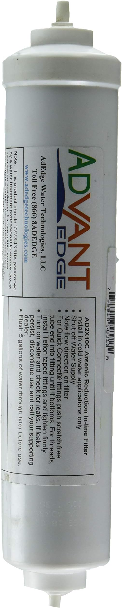 Amazon.com: AdEdge AD2X10C Inline Arsenic (V) and (III) Reduction ...