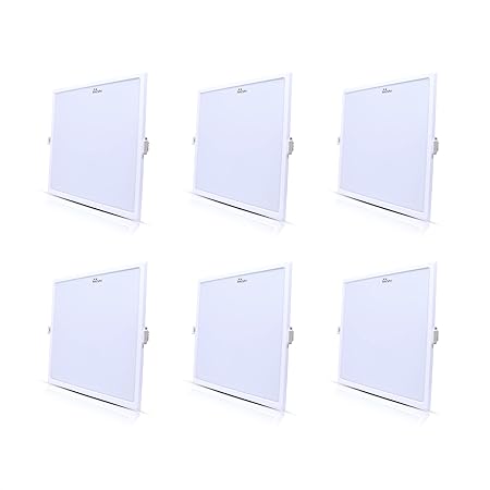 Murphy 10-Watt Trimless Square LED Panel Ceiling Light (Cool White ...