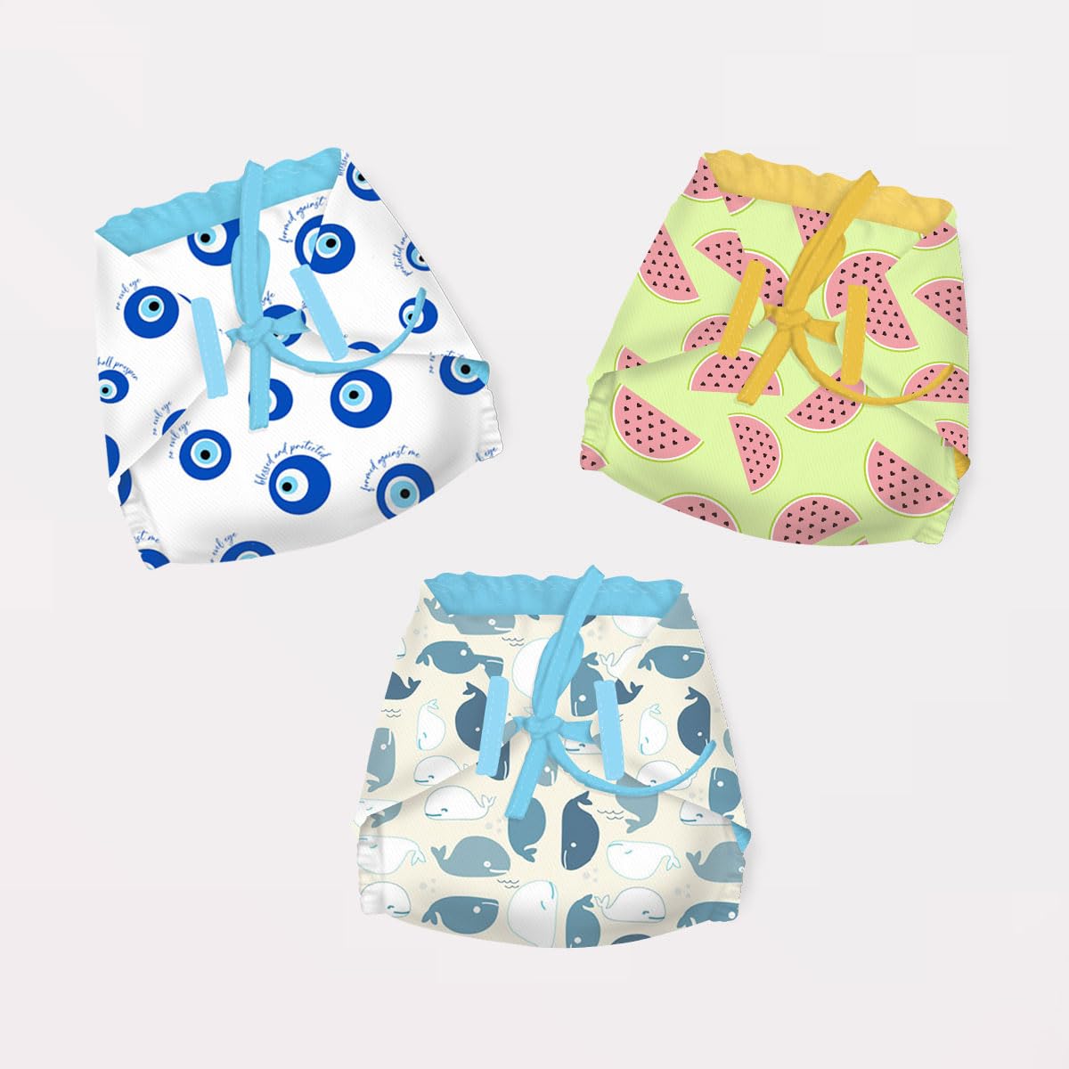 Buy Snugkins 100% Cotton Nappy Small Size (0-5Kg) Pack of 3 Online at ...