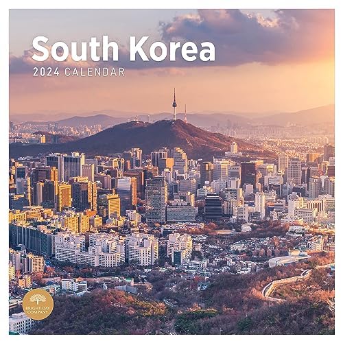 Snapklik.com : 2024 South Korea Monthly Wall Calendar By Bright Day