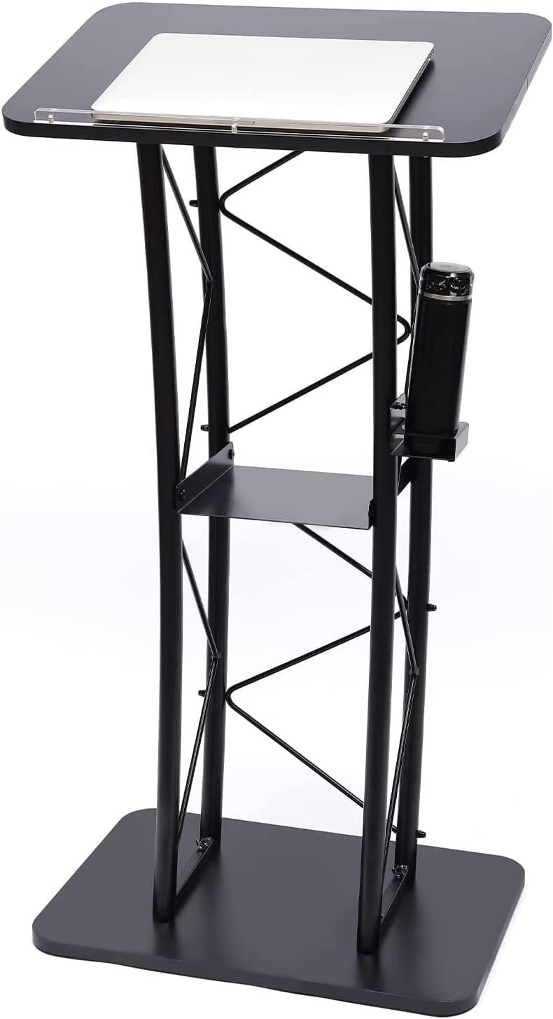 Amazon.com: JOuan Lectern Podium Stand, Acrylic Church Podium, Portable ...