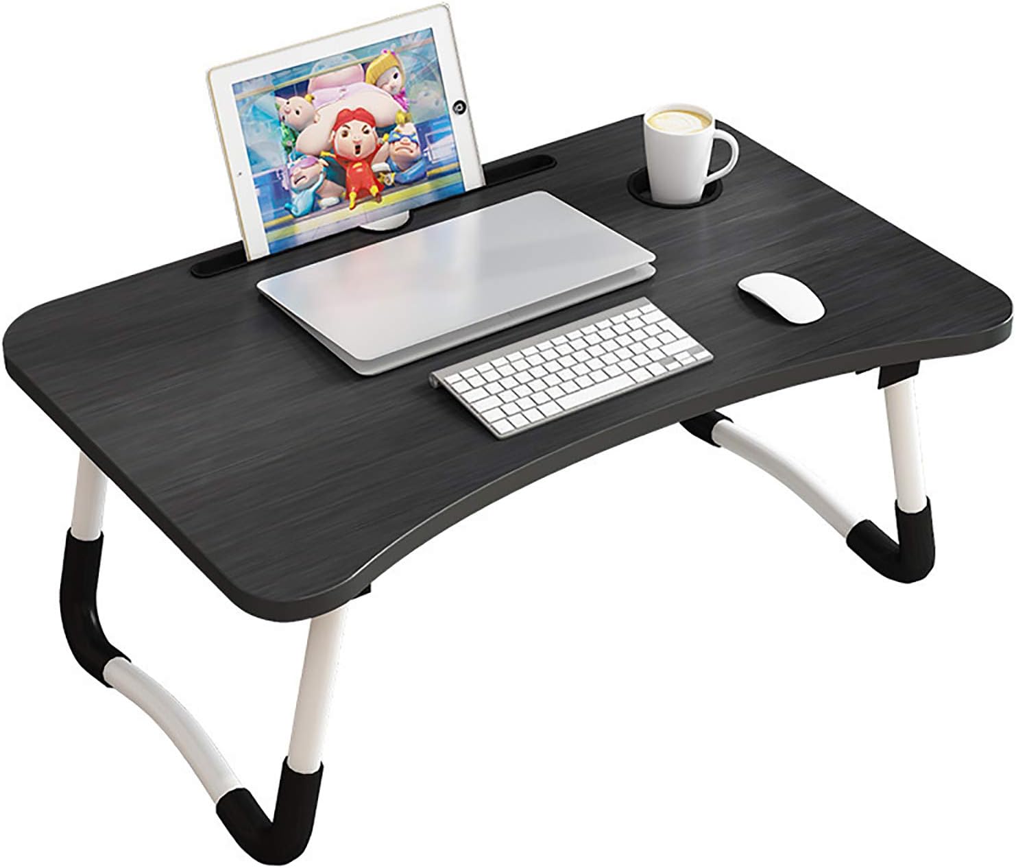 N+A Portable Mini Foldable Laptop Table Desk (Black): Buy Online at ...