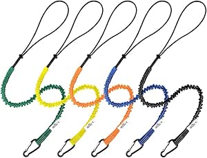 Amazon.com: CYSKY 5 Pack Retractable Tool Lanyard with Aluminum Nut ...