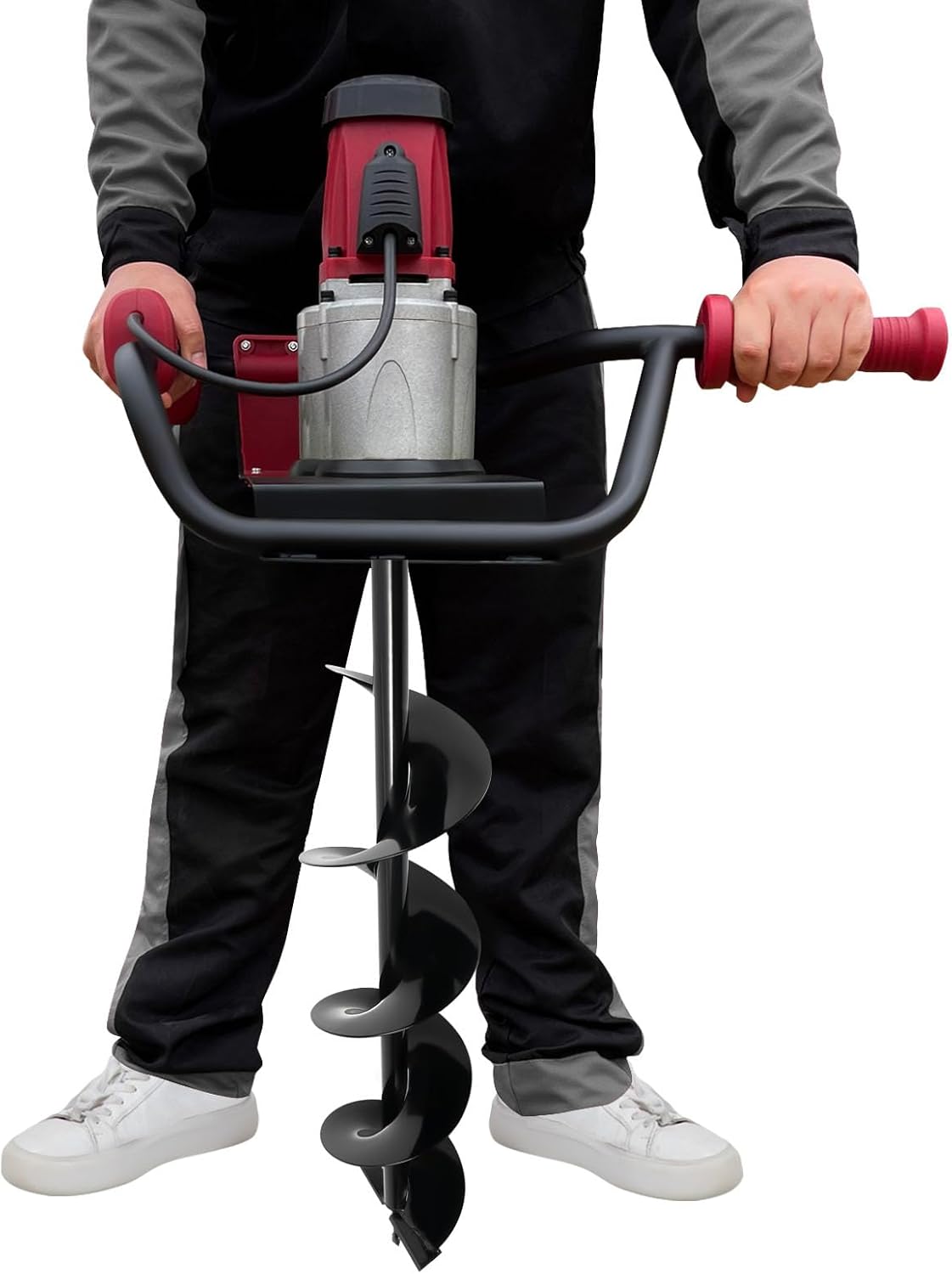 Amazon.com: Electric Post-Hole Digger, 1500W 110V 1.6HP Electric Auger ...