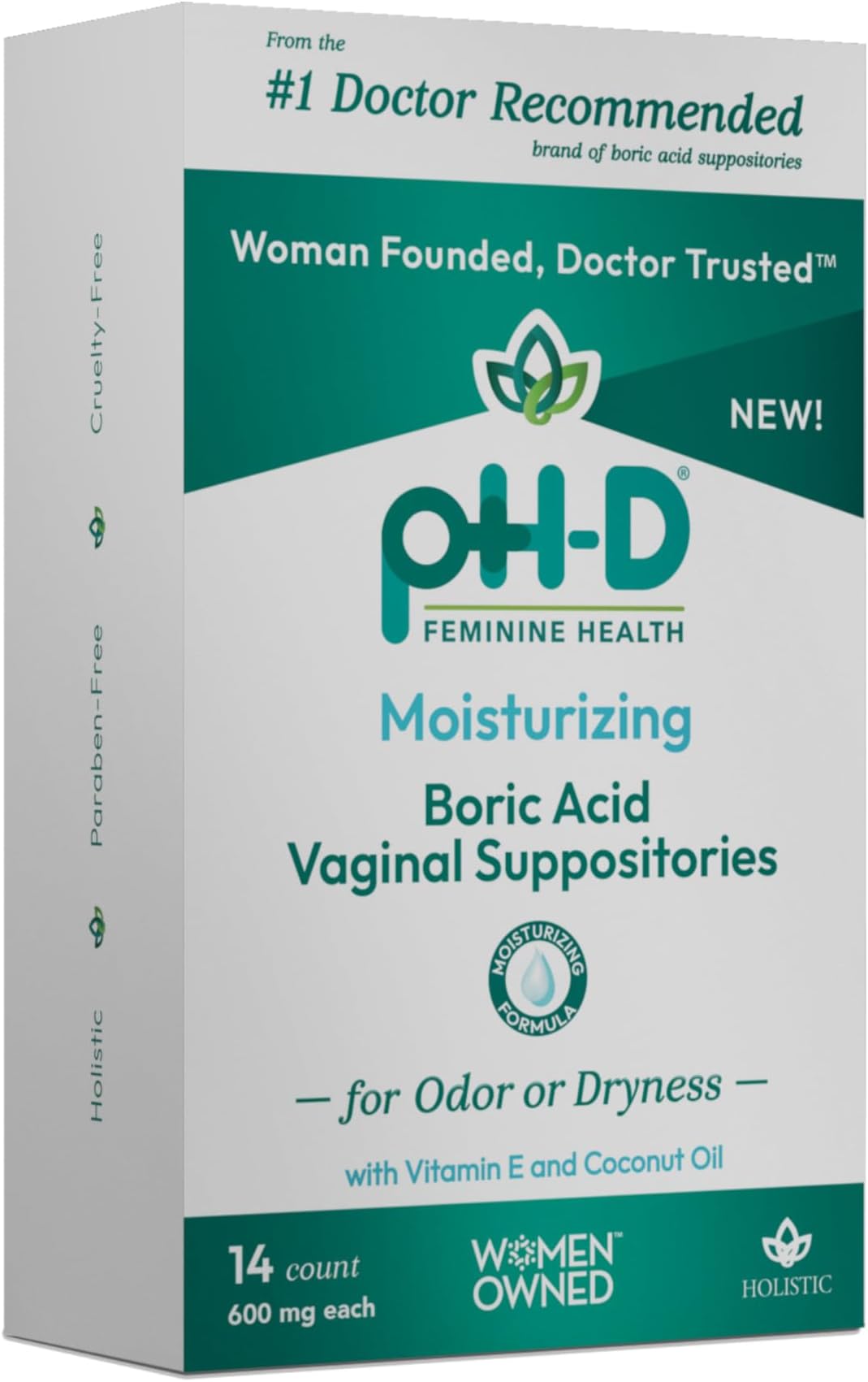 Amazon.com: N'More Boric Acid Vaginal Suppositories- 100% Pure - Made ...