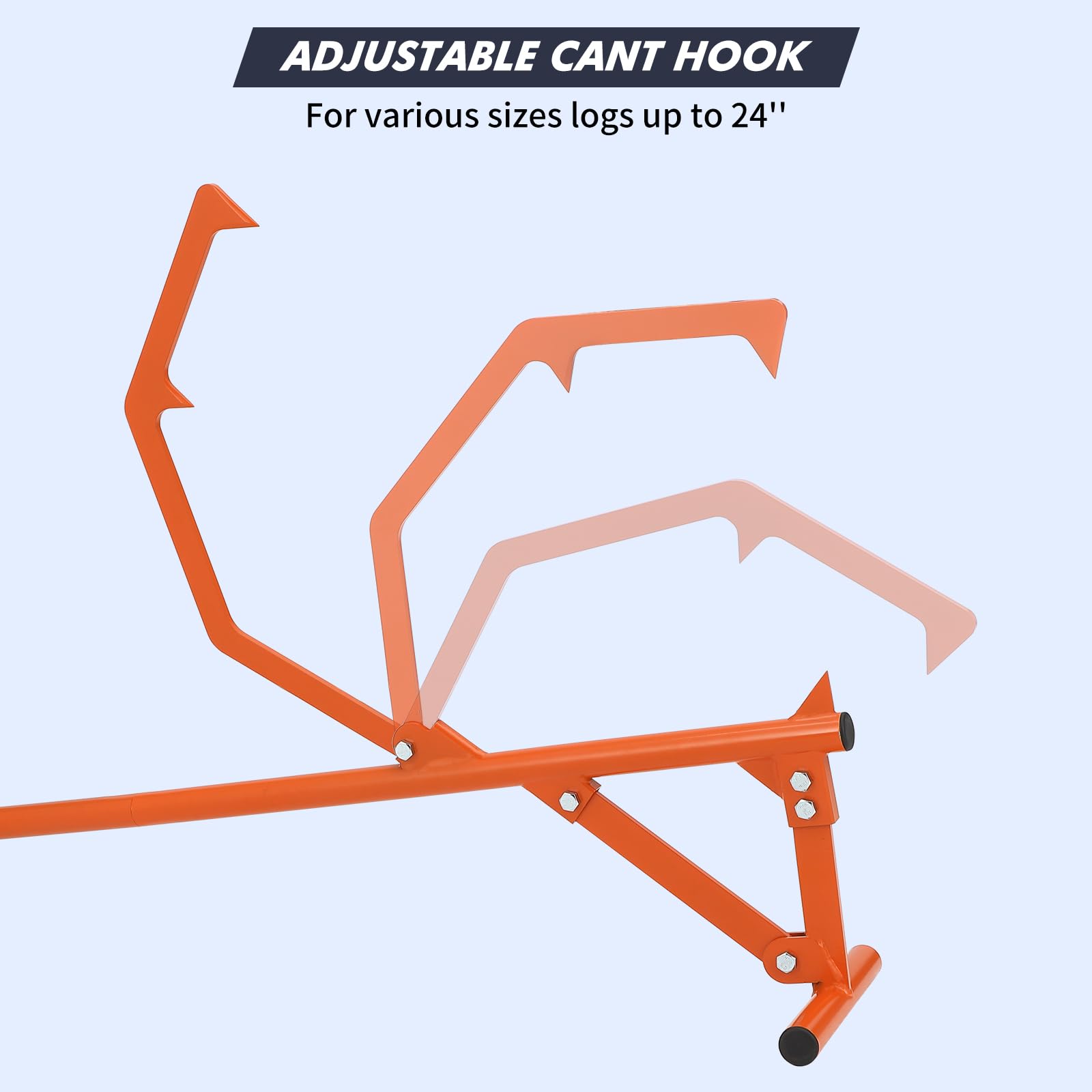 Snapklik.com : Garvee 51"" Timberjack Log Lifter, Adjustable Log Roller ...