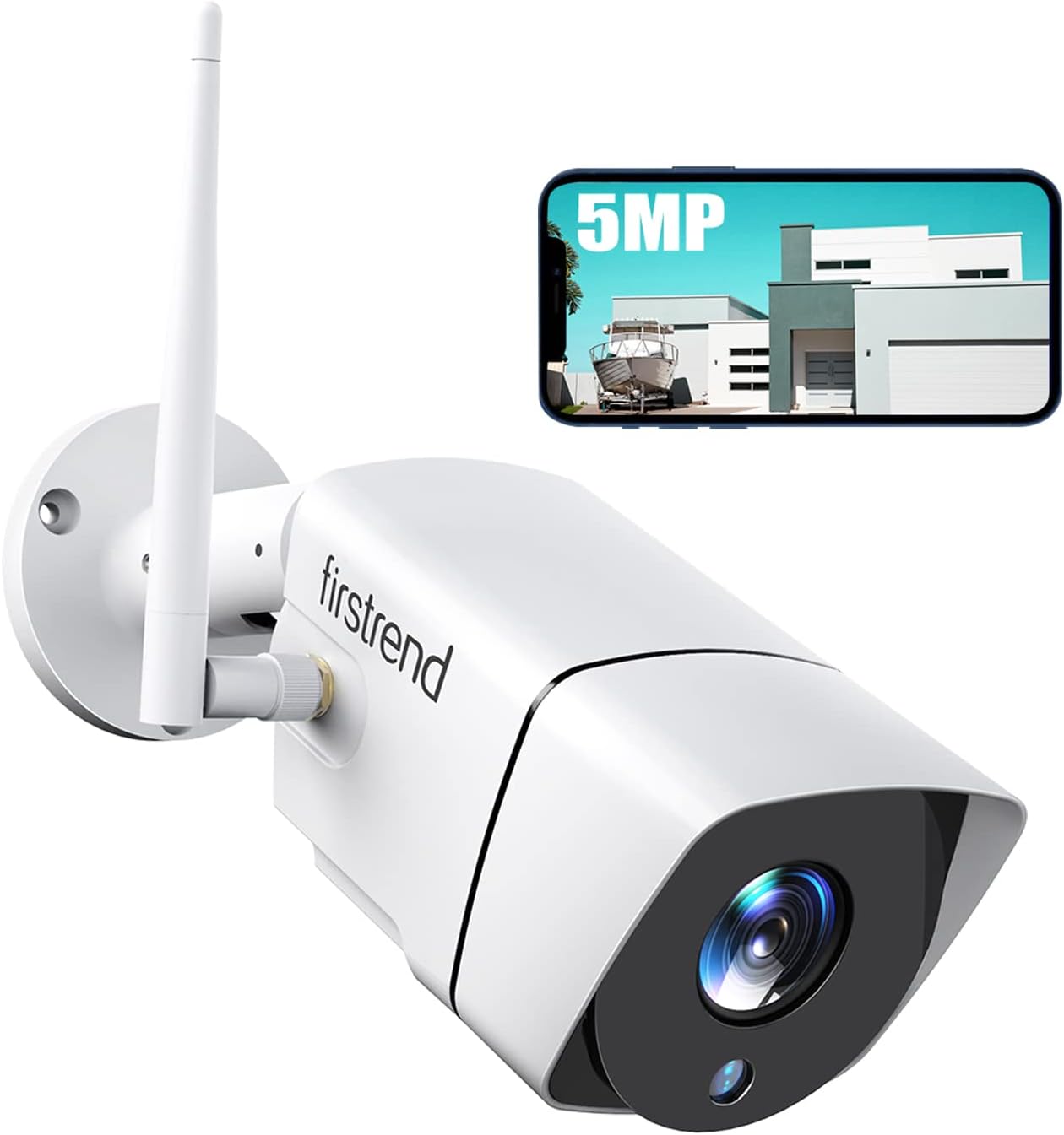 Amazon.com : firstrend Security 5MP IP Camera Without Adapter Wireless ...