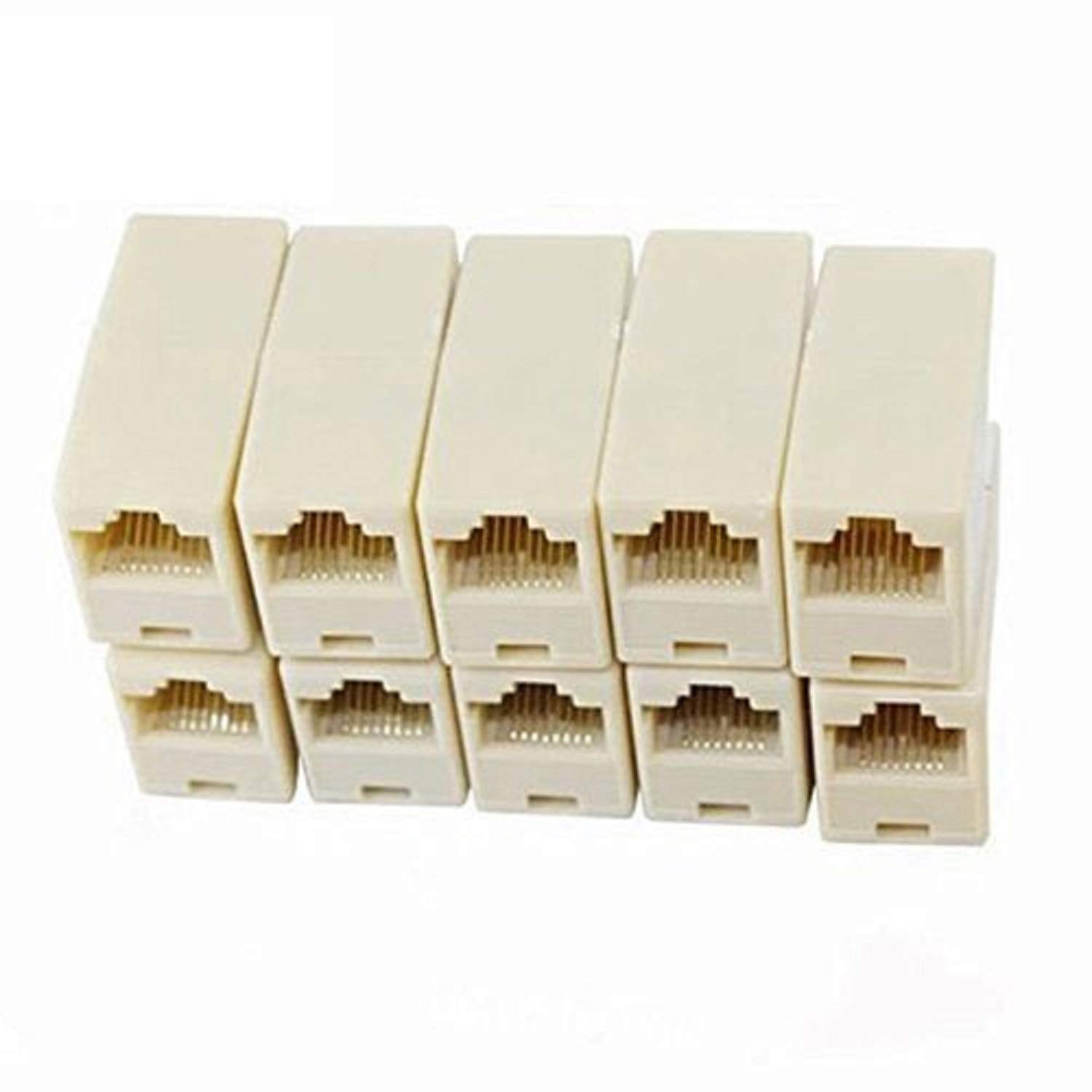 Mvtech Pack 10 Rj45 Coupler Cat7 Cat6 Cat5e Rj45 8p8c | Desertcart INDIA