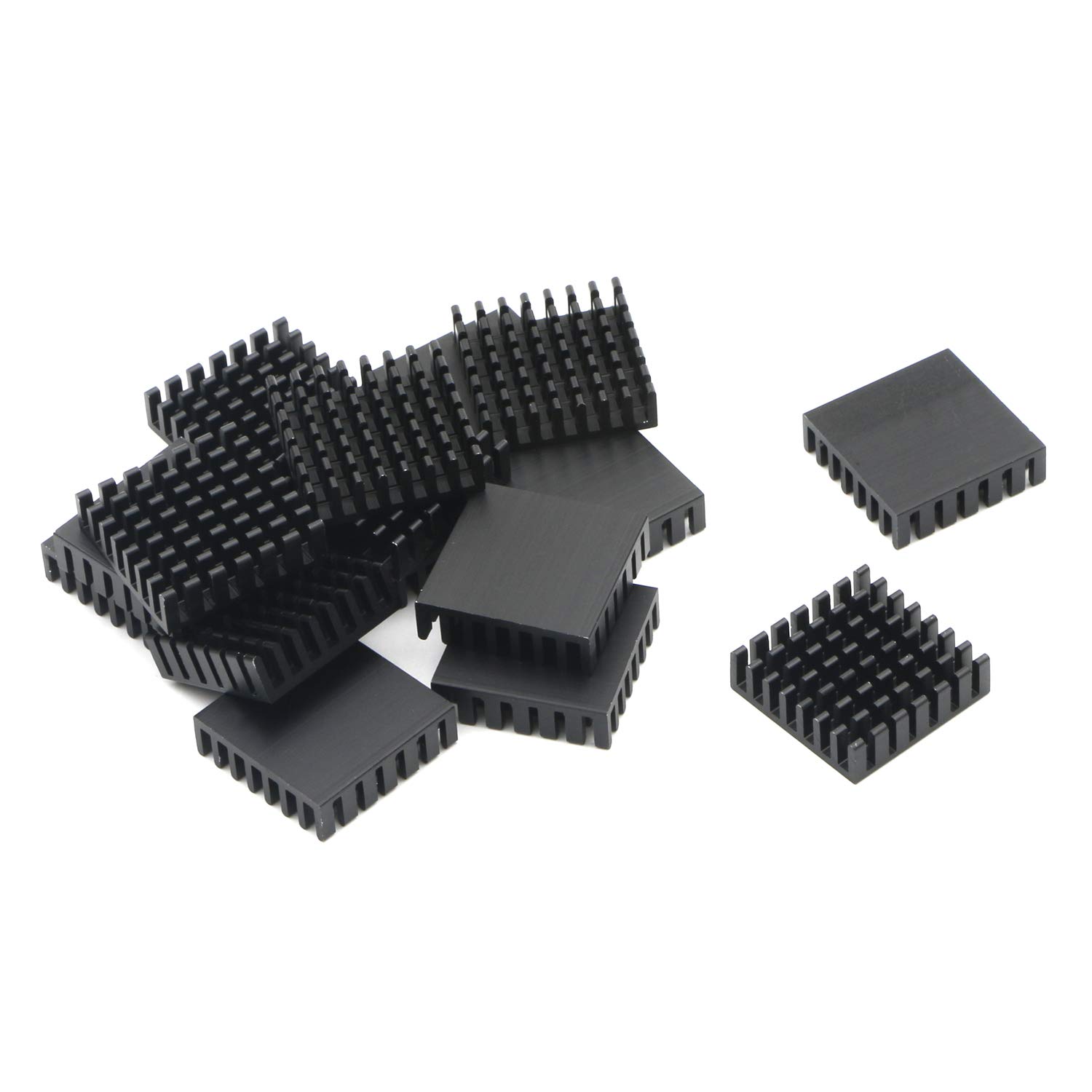Buy Senmod 28 x 28 x 8mm Heat Sink Conductivity Cooler Fin, Aluminum ...