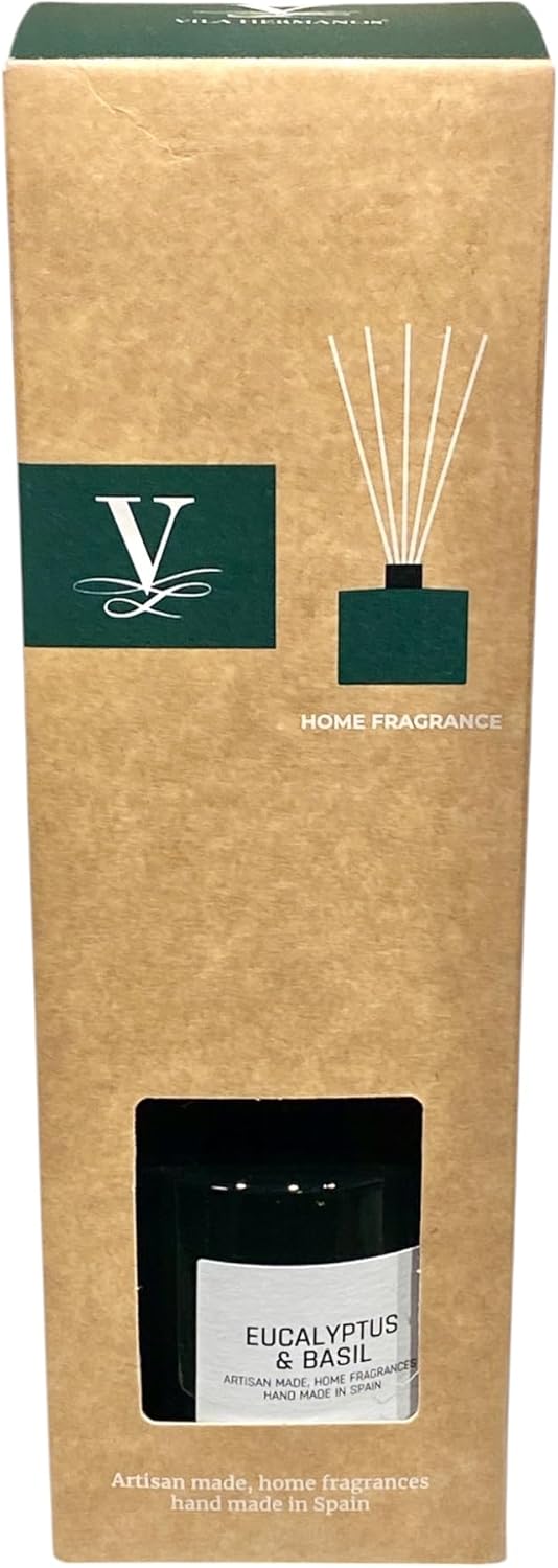 Amazon.com: Vila Hermanos Eucalyptus & Basil Fragrance Diffuser 3.3 oz ...