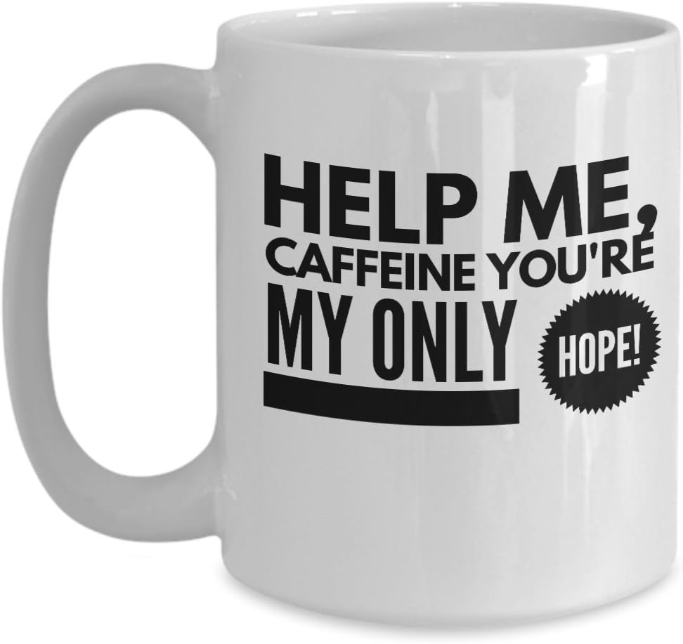 Amazon.com: KC-Mart Help Me Caffeine Your My Only Hope Mug : Home & Kitchen