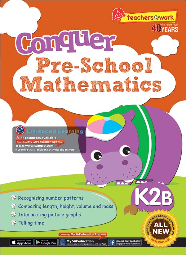 Buy SAP Conquer Pre School Mathematics K2B Book Online at Low Prices in ...