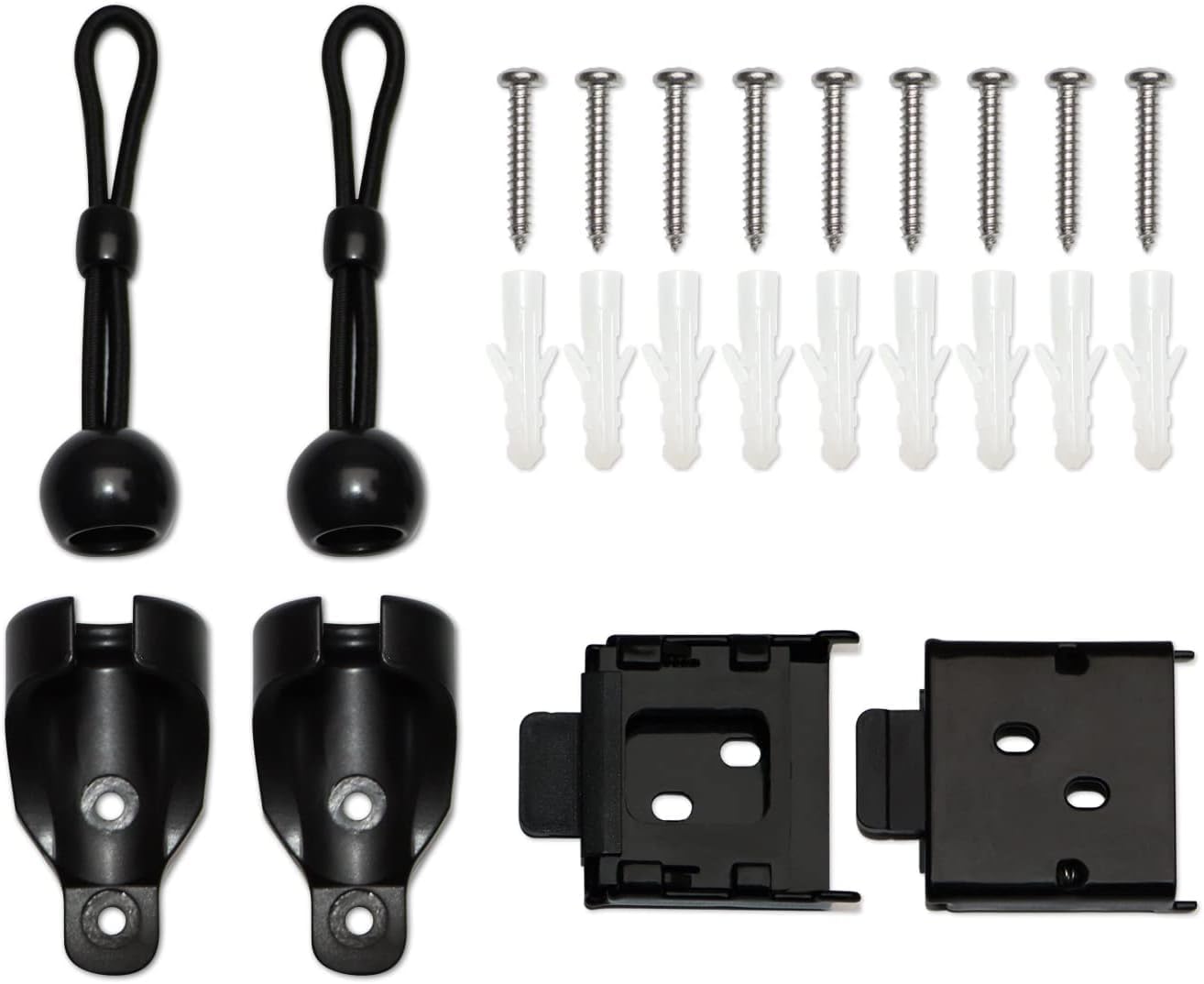 Amazon.com: VICLLAX Aluminum Mounting Brackets, Bungee Kit of Sun ...