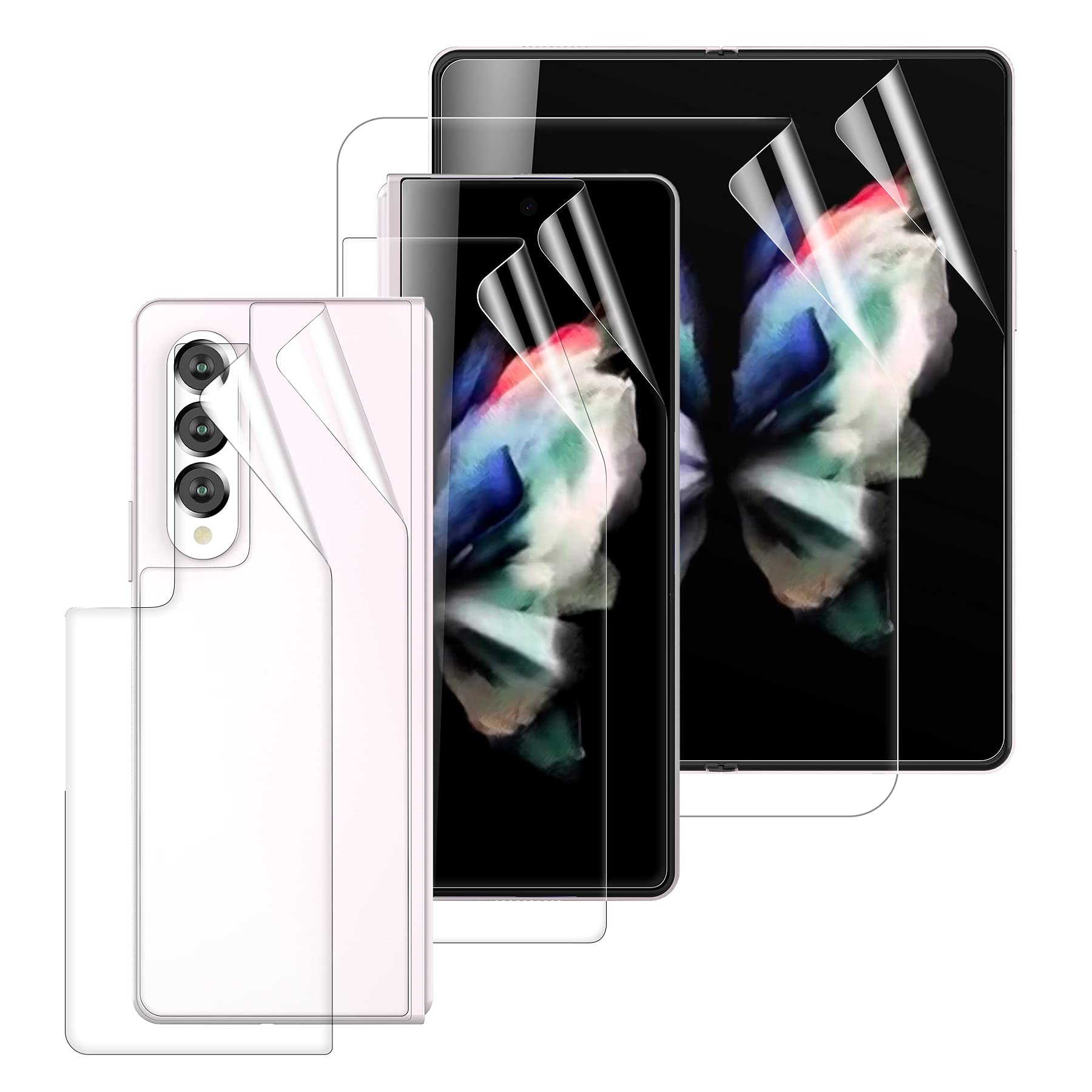 Ecesia for Samsung Galaxy Z Fold 3 5G Flexible TPU Screen Protector, 2 ...