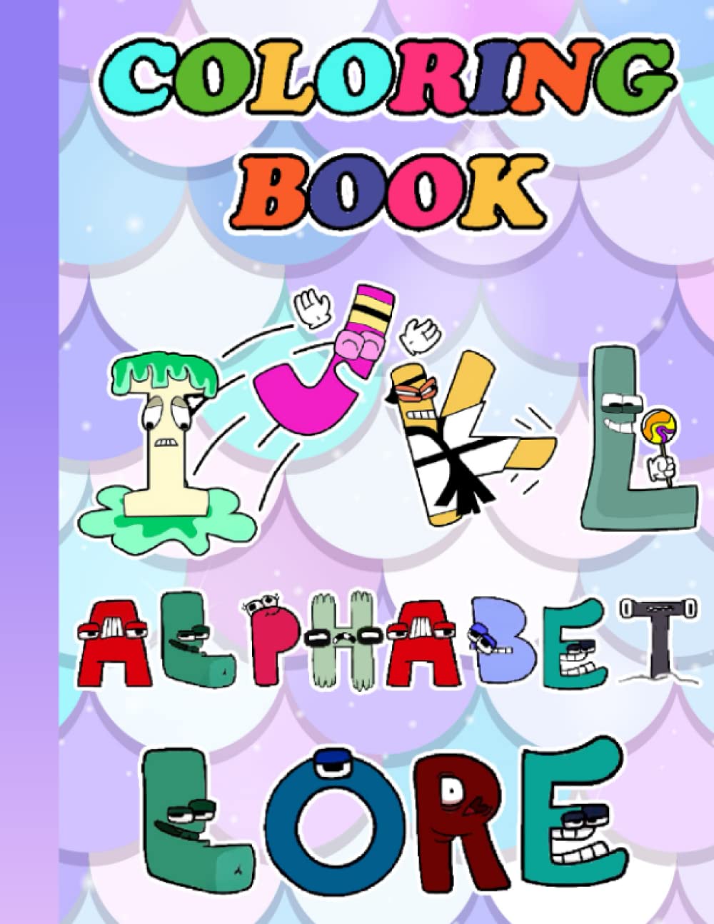 Buy Alphabet Lore Coloring Book Cute Character for Fan Teen Men Women ...