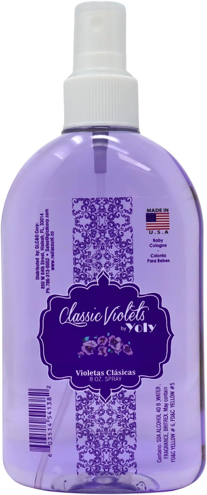 Amazon.com: YOLY Classic Violets Cologne - Traditional & Long-Lasting Fragrance, Suitable for ...