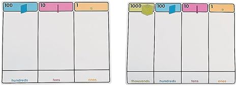 Amazon.com: Fun Express Base Ten Place Value Mat - 10 Pieces ...