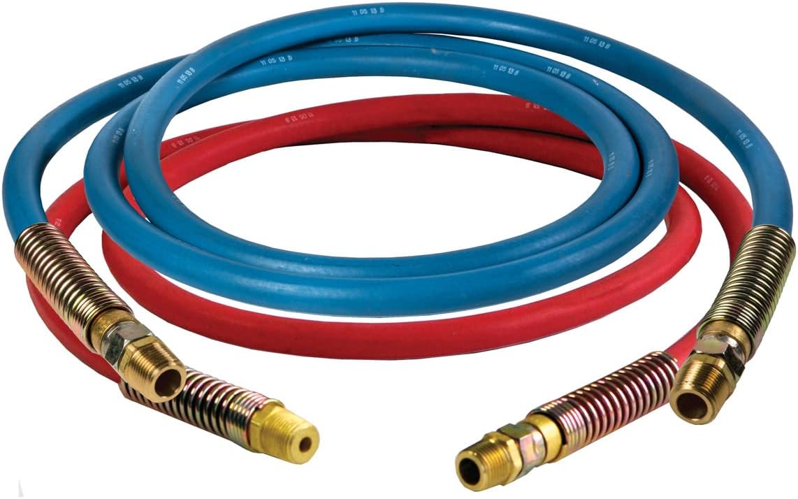 Amazon.com: Tectran Color-Coded Straight Air Line Hose Assembly w/Brass ...