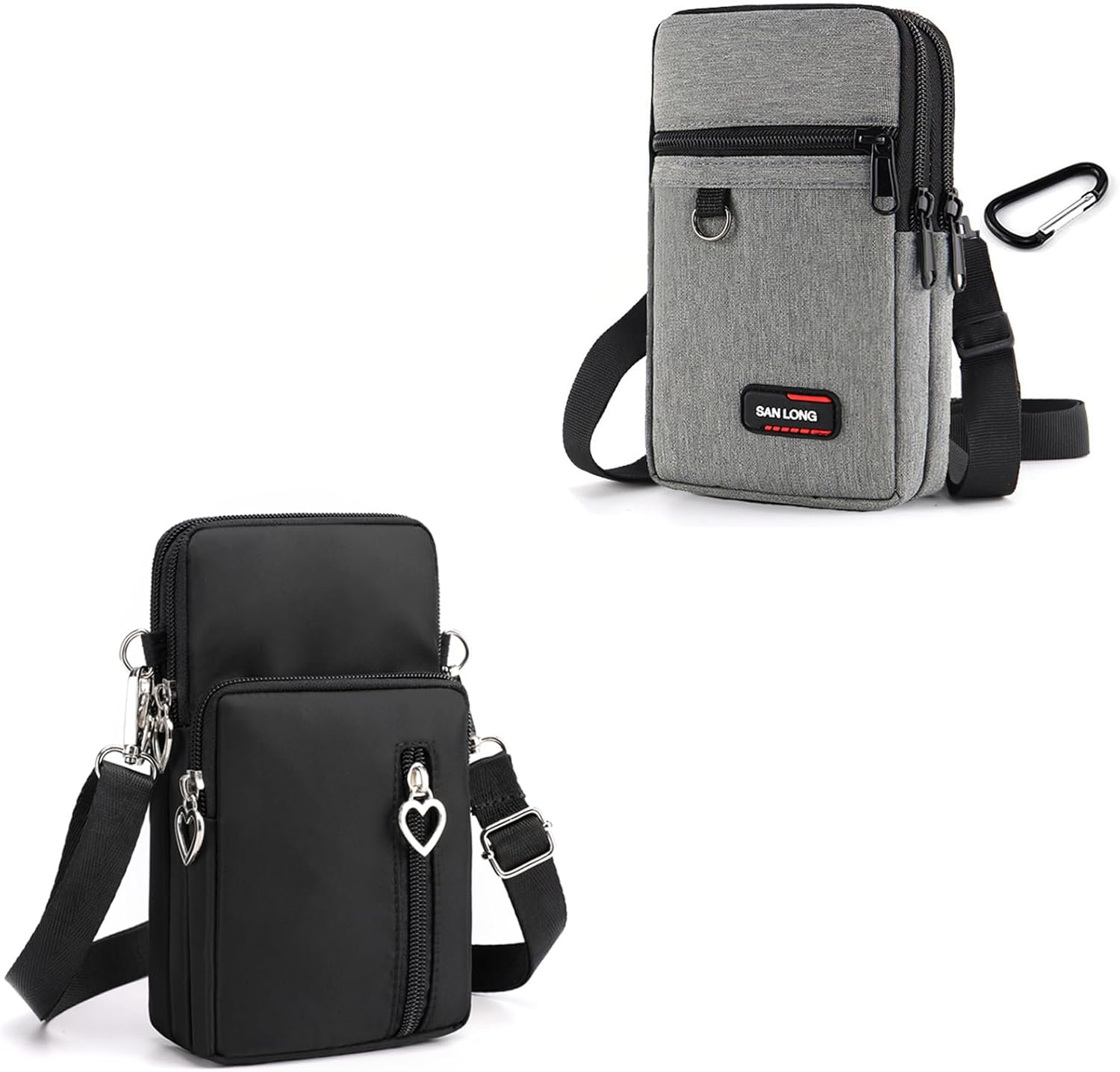 JANKS Small Crossbody Bag Phone Purse and Small Phone Pouch Bundle ...