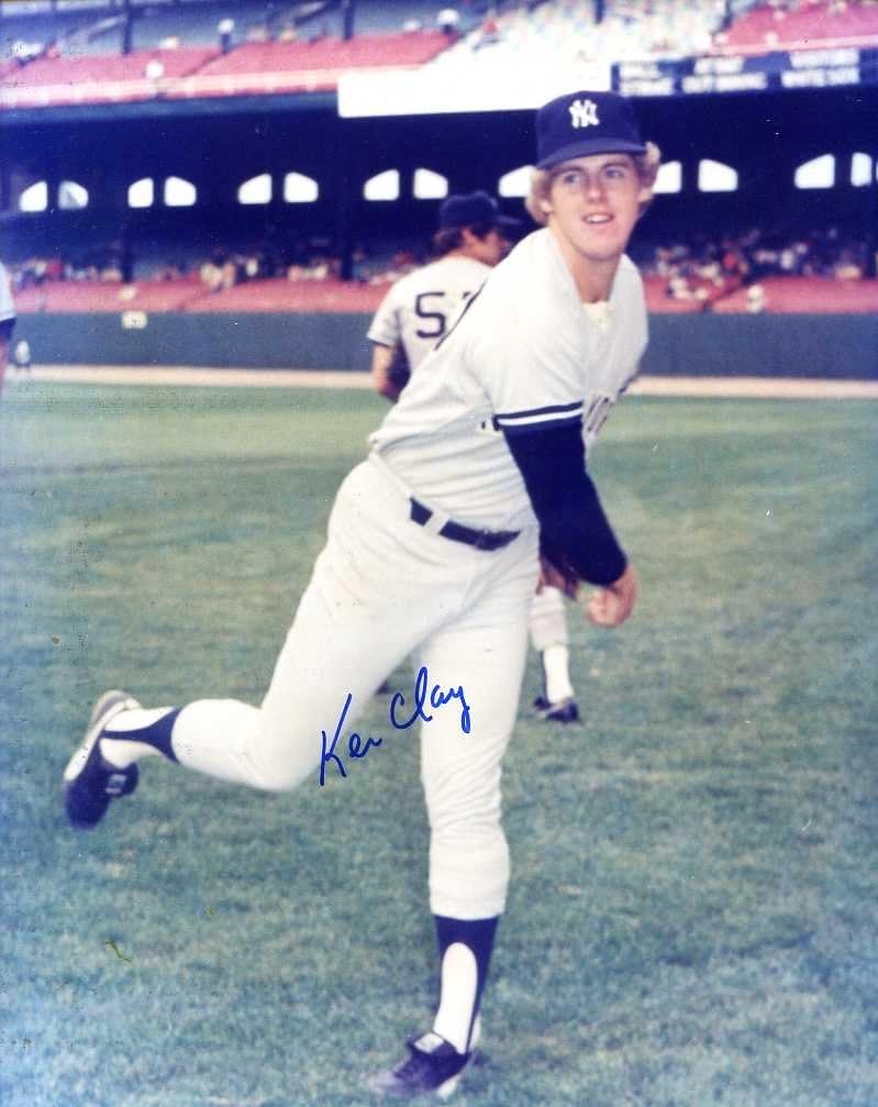 Ken Clay Autographed /Original Signed 8x10 Color Photo Showing Him w ...