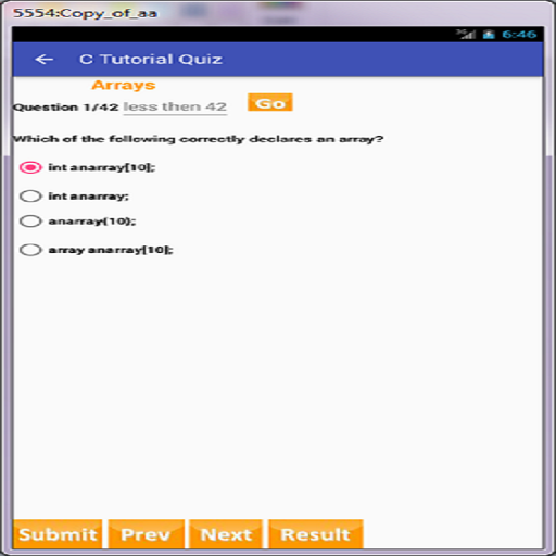 C Tutorial Quiz App On Amazon Appstore 5900