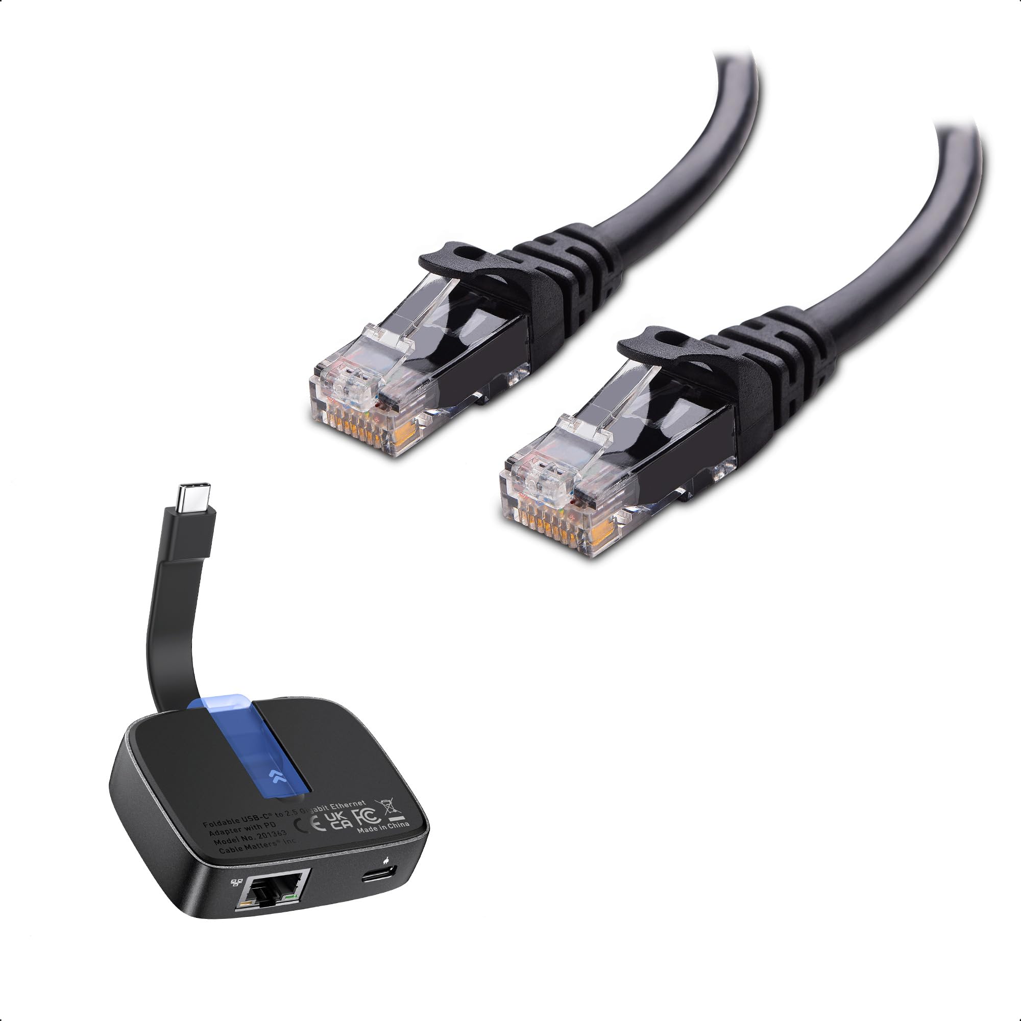 Amazon.com: Cable Matters Portable USB C to 2.5 Gigabit Ethernet ...