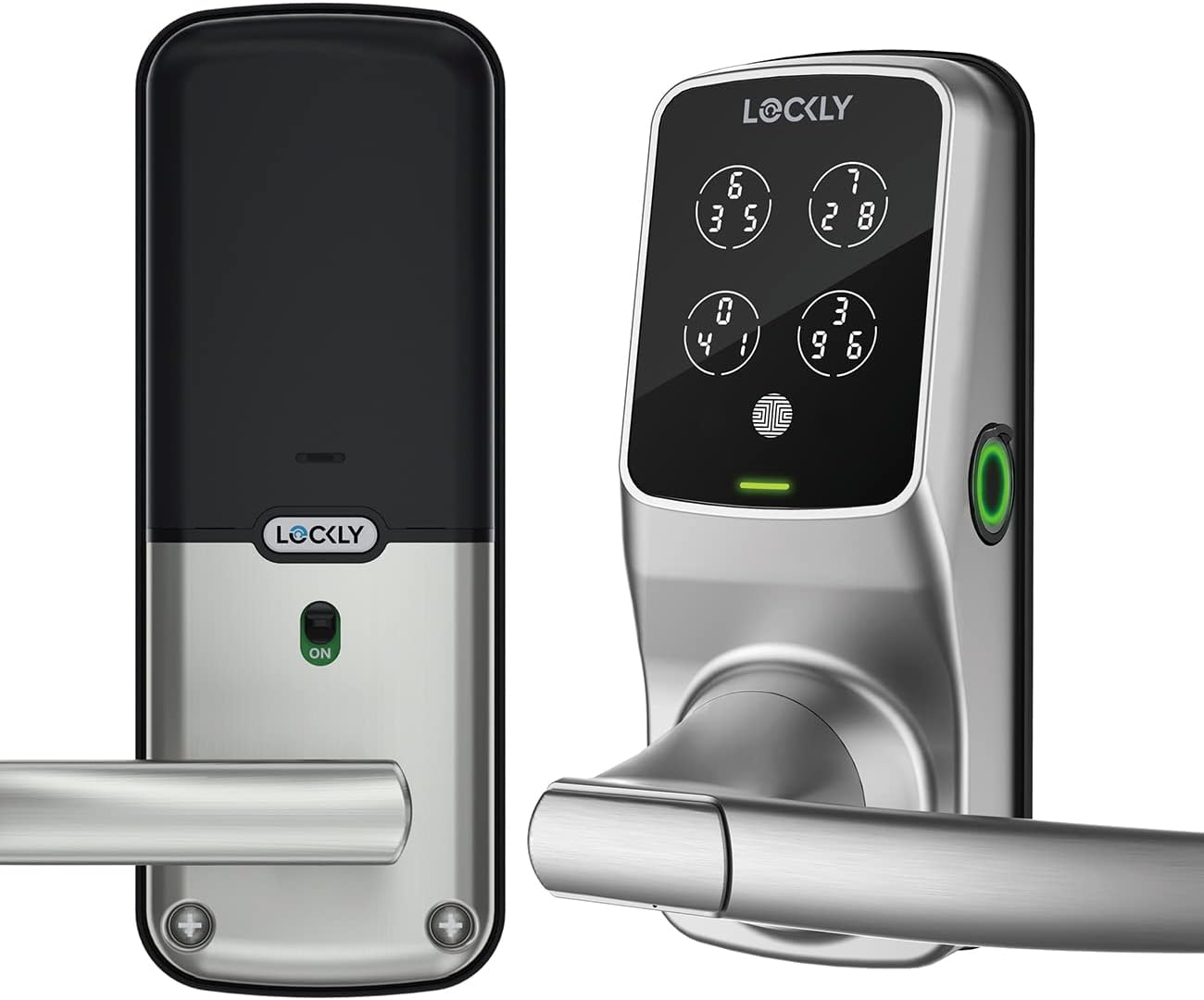LOCKLY Secure Plus Latch | Bluetooth Smart Lock, Biometric Fingerprint ...