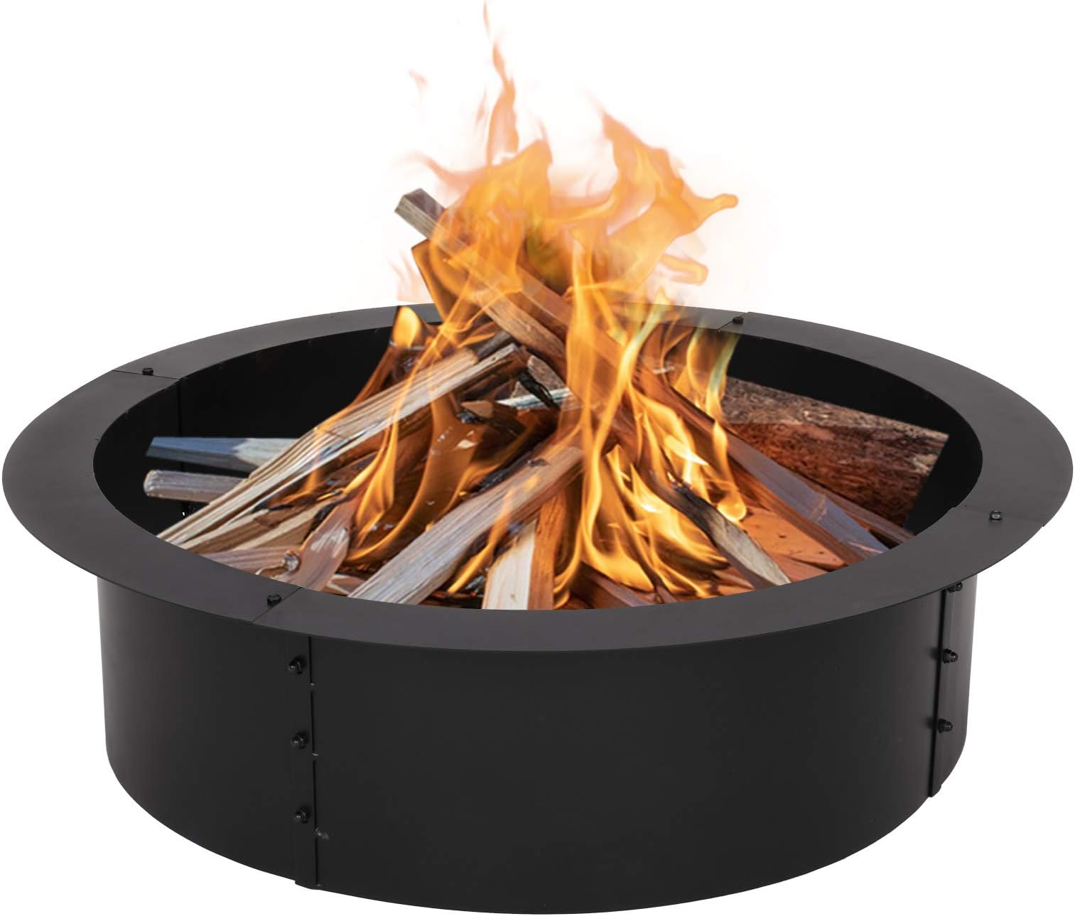 Backyard Fire Pit With Animal Designs Pleasant Hearth Wilderness Fire ...