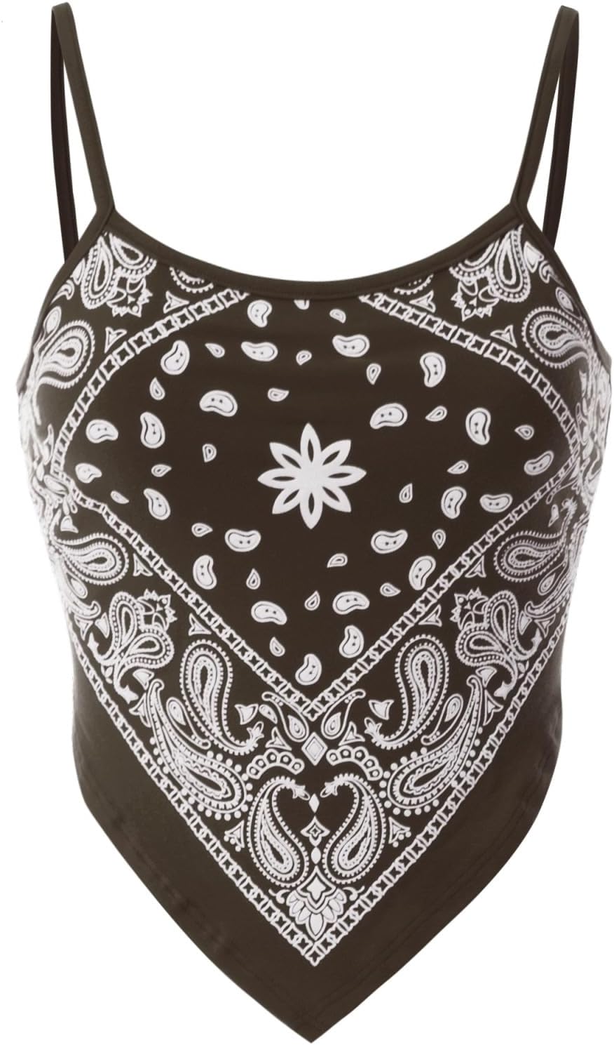 Design by Olivia Women's Stretchy Asymmetric Tie Knob Open Back Bandana ...