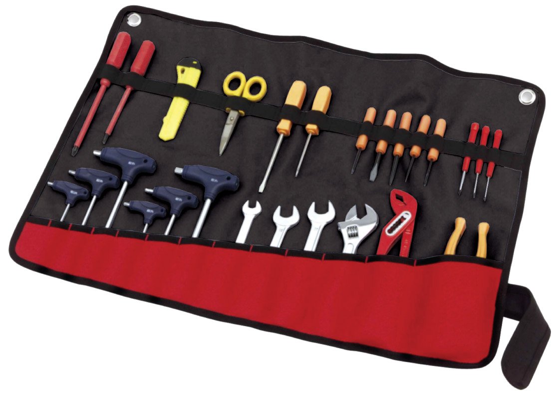 Plano 557TX Tool Roll Multi Pocket, Black : Amazon.co.uk: DIY & Tools