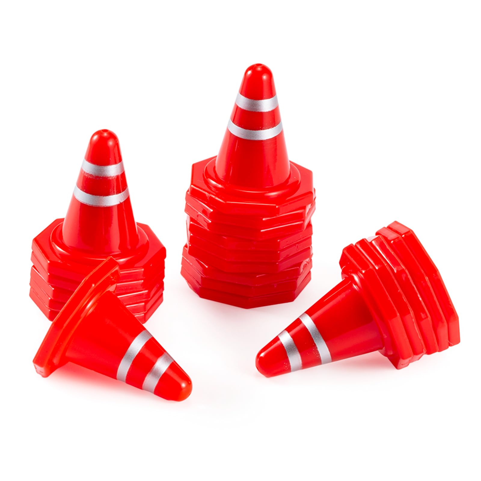 Amazon.com: HooCrawler 20Pcs Simulated Traffic Cones, Mini Decoration ...