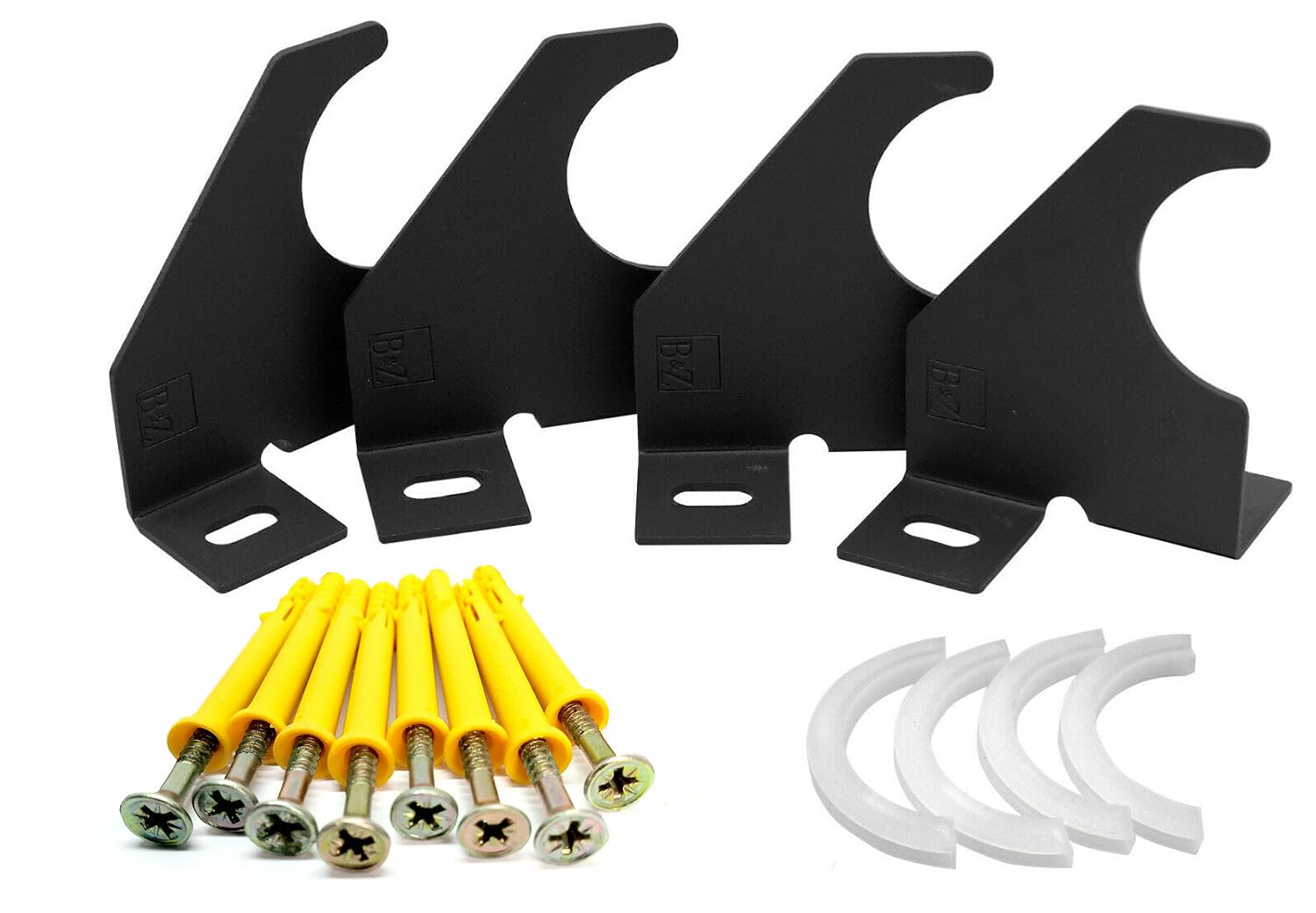 Designer Vertical Column Single Arm Universal Radiator Wall Mount ...