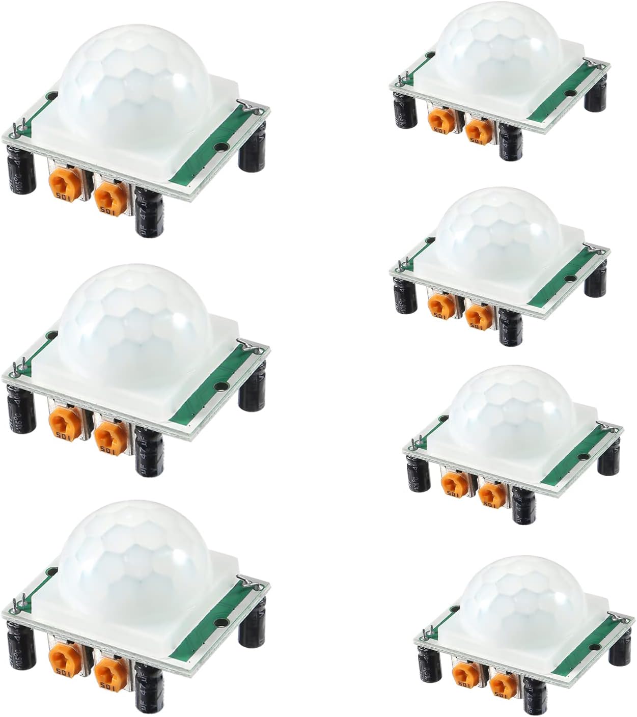 7PCS HC-SR501 Adjust Infrared IR Pyroelectric Infrared PIR Module Human ...