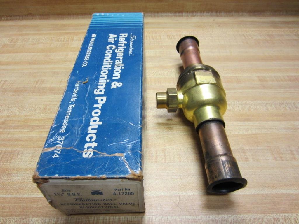 Mueller A 17265 Directional Refrigeration Ball Valve 1 1/8 A 17265 ...