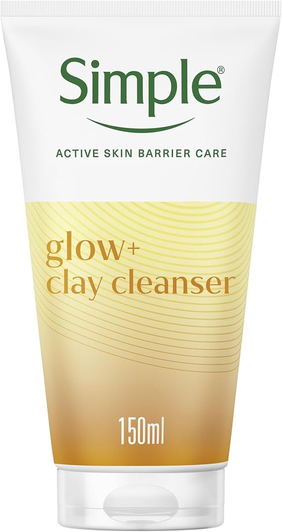 Simple Protect 'N' Glow Express Glow Clay Polish Cleanser leaves skin ...