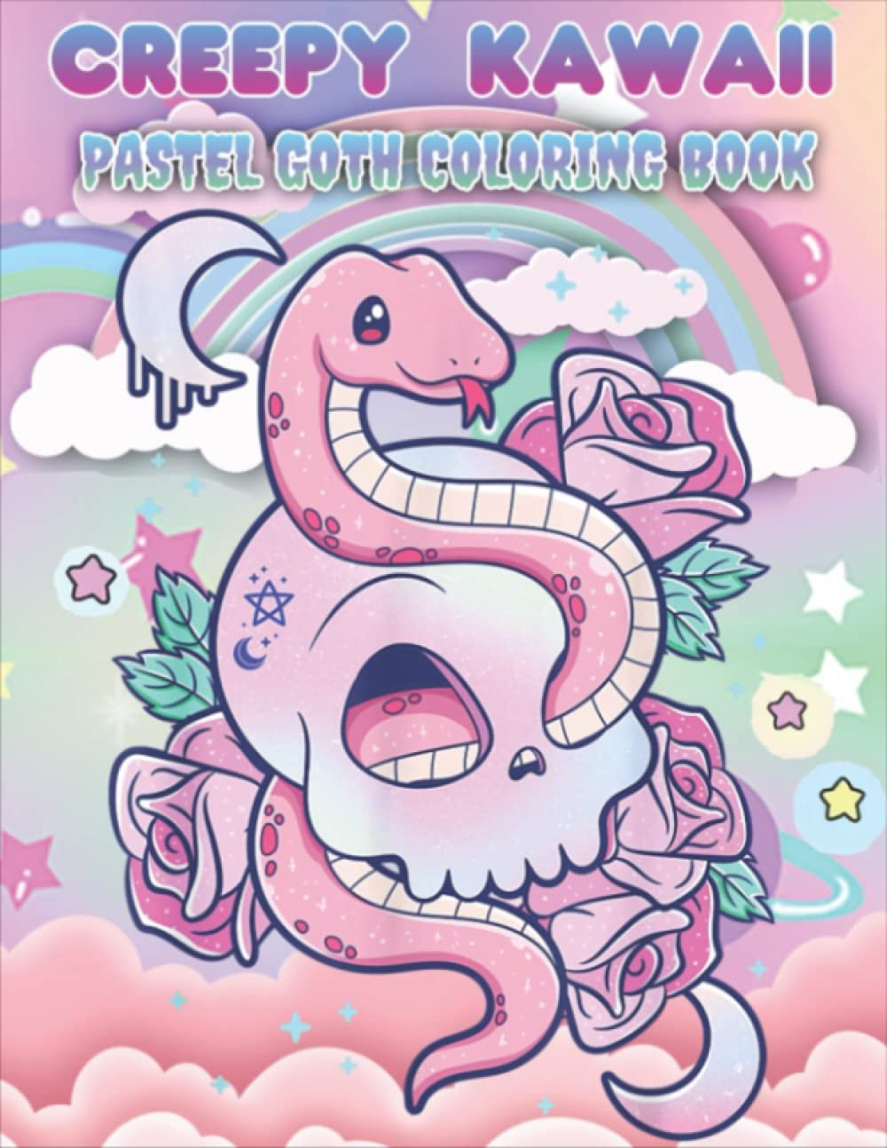 Buy Creepy Kawaii Pastel Goth Coloring Book: Japanese Anime Kawaii ...