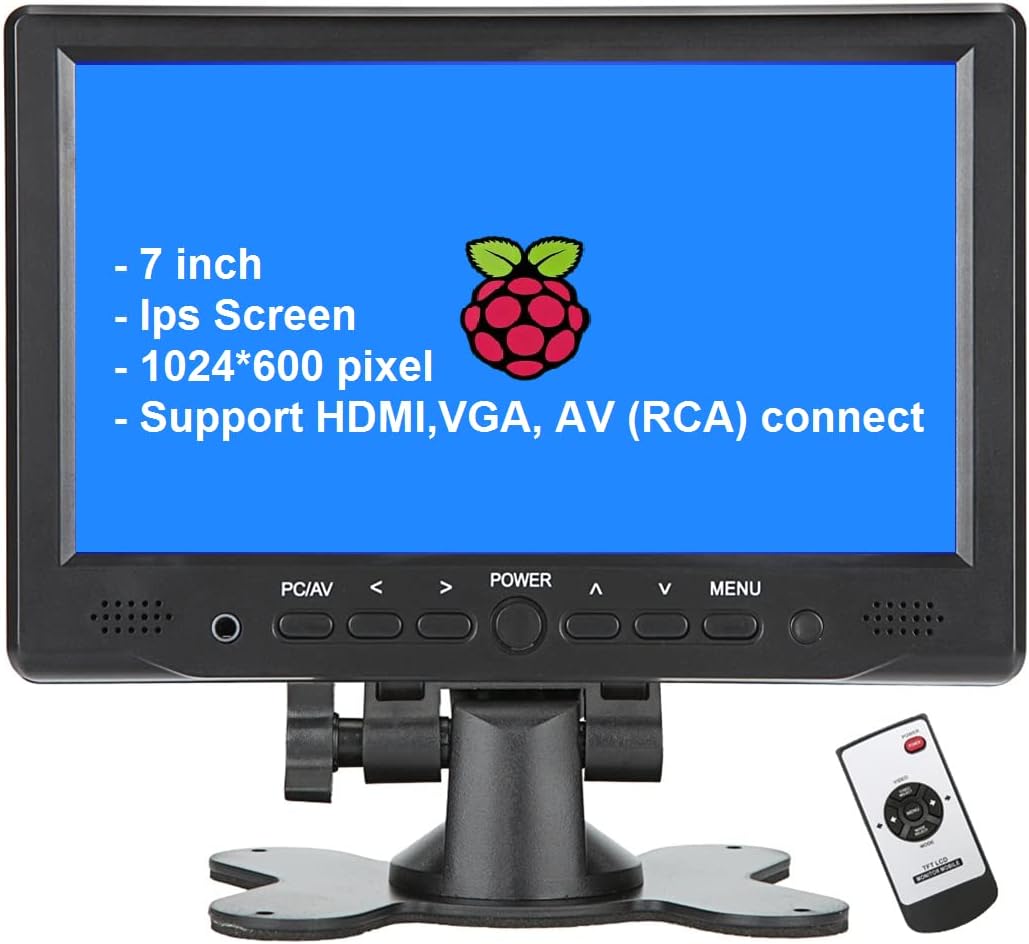 Amazon.com: LONCEVON 7 inch Mini Small Monitor HD 1080P Small HDMI ...