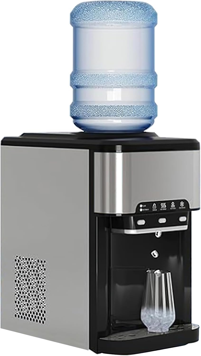 Amazon.com: TABU 3 in 1 Countertop Water Dispenser with Ice Maker ...