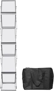 Amazon.com: Pamphlet Display Stand | Aluminum Brochure Stand | Pop Up ...