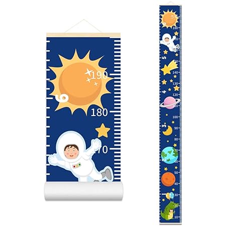 Amazon.com: Outer Space Growth Chart for Kids, Planets Height Chart for ...