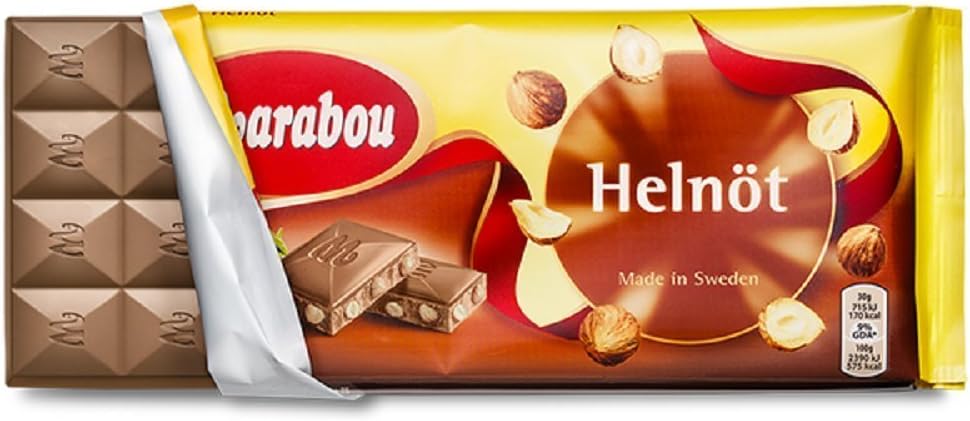 Amazon.com : 3 Bars x 60g of Marabou Japp - Original - Swedish - Milk ...