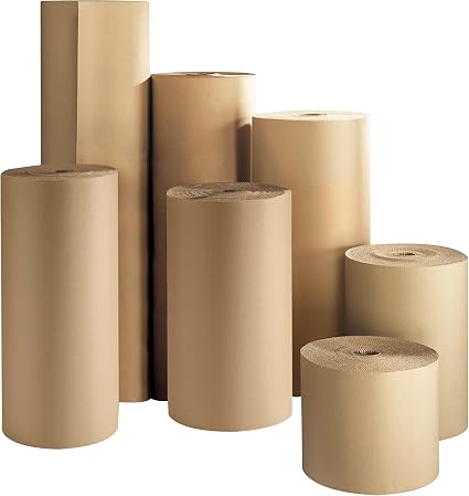 ENE-BOX 1500mm x 75m Corrugated Paper Rolls Single Face - Versatile ...