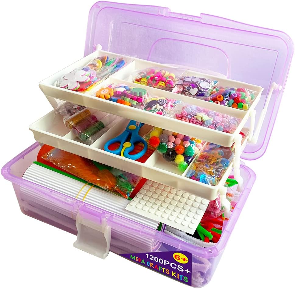 Amazon.com: Kid Made Modern - Enchanting Craft Set - Art Supplies Kit ...