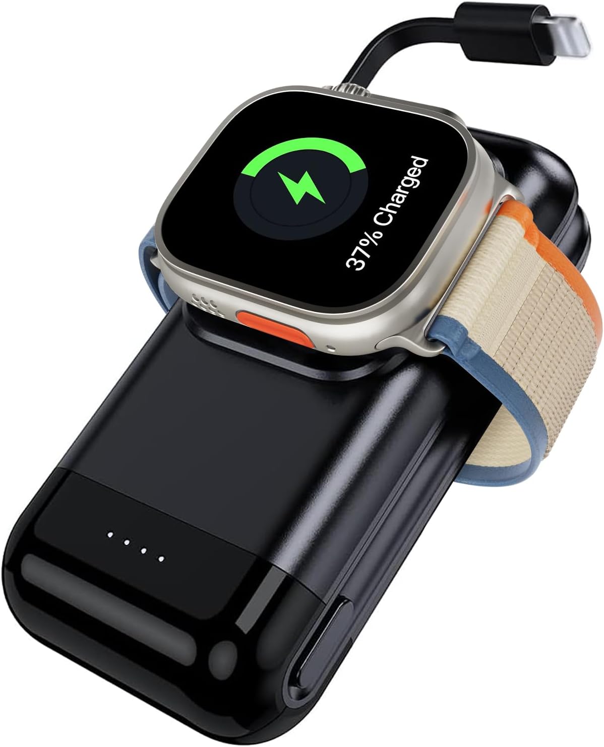 leQuiven 1800mAh Portable Watch Charger for iWatch 9/8/7/6/5/4/3/2/1/SE ...