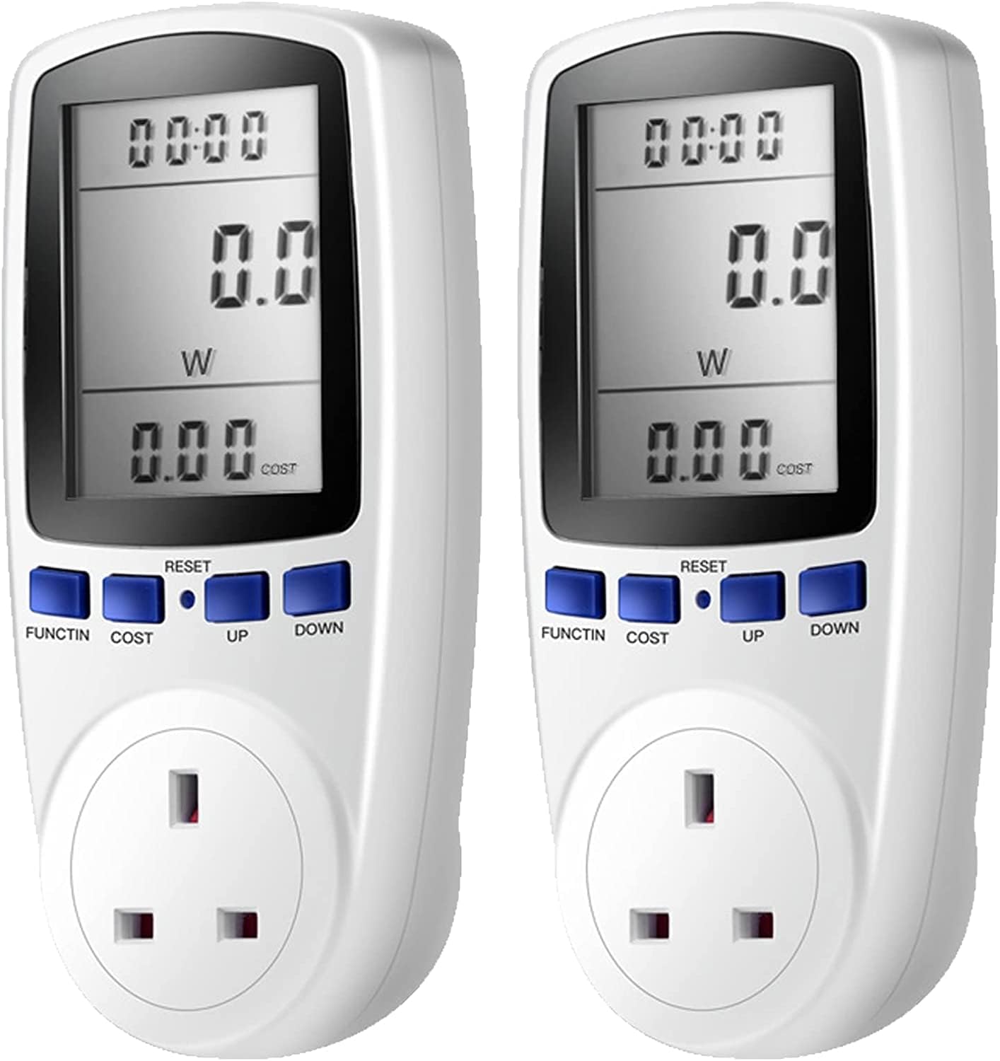 Electricity Usage Monitor, 2 PCS Power Monitors Multifunction Power ...