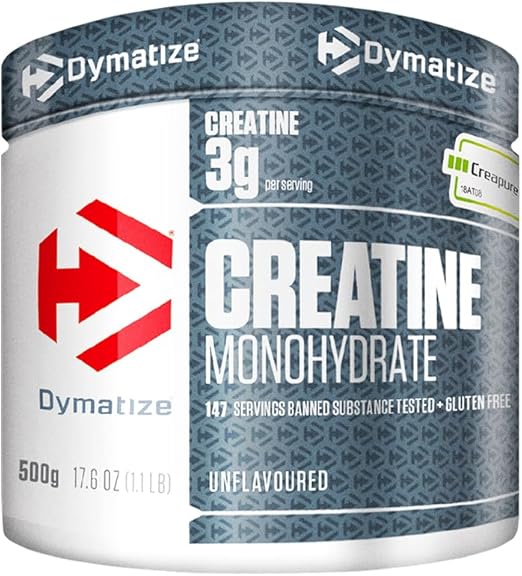 Dymatize Creatine Monohydrate Unflavoured Powder 500g - 100% Creapure ...
