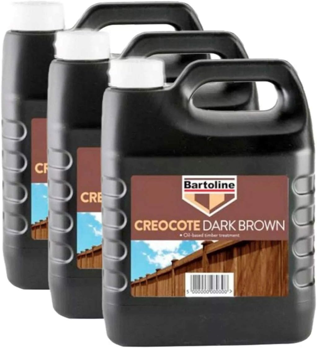3X Creocote Creosote Substitute Dark Brown Timber Wood Fence Treatment ...