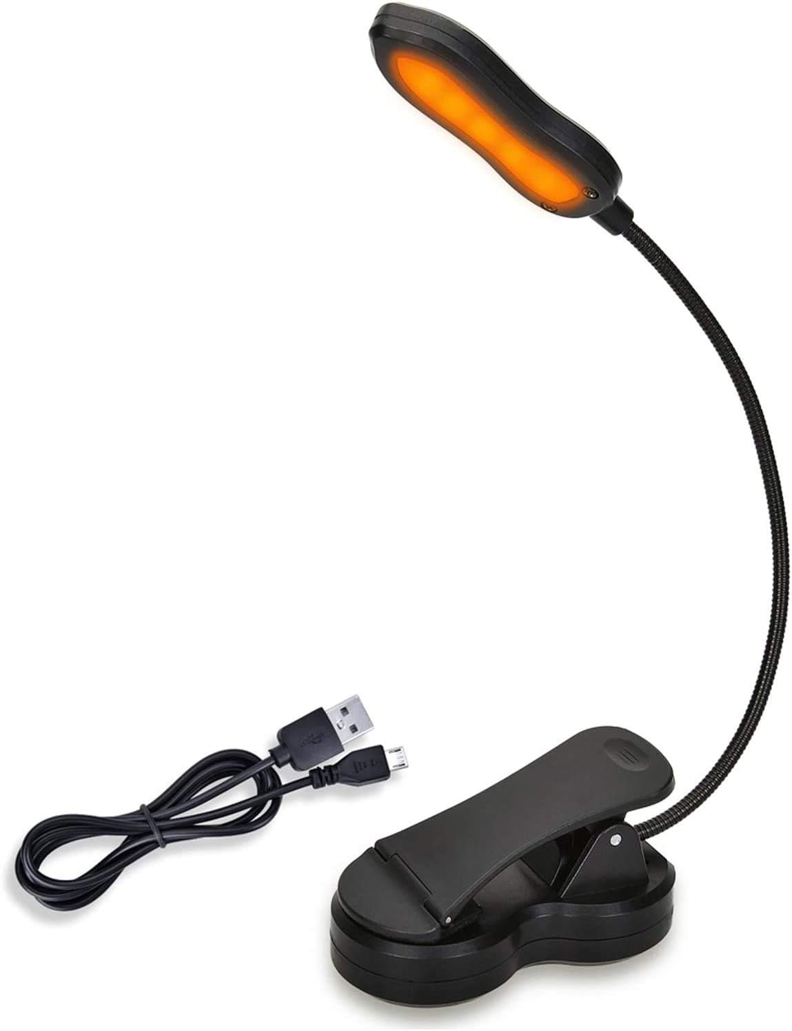 Buy iGoober Rechargeable Blue Blocking Reading Light, Clip on Book Lamp ...