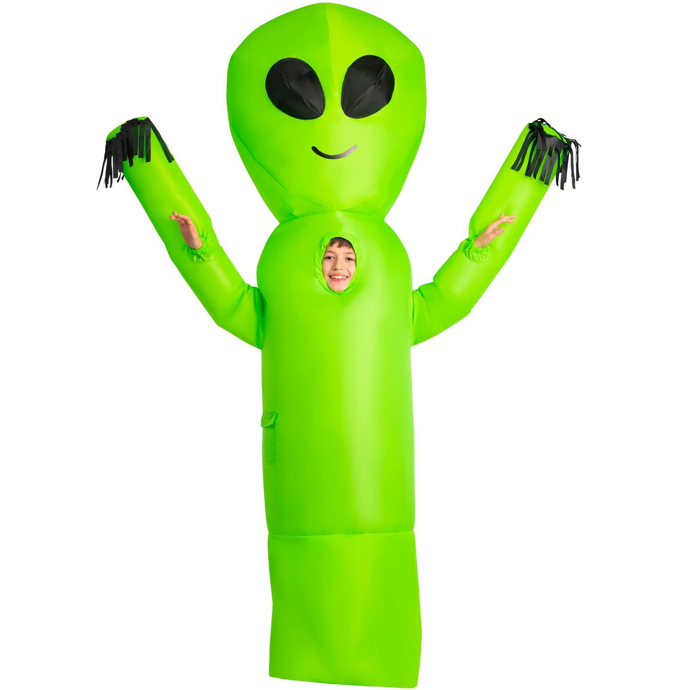 Amazon.com: Morph Inflatable Alien Costume Kids, Blow Up Alien Costume ...