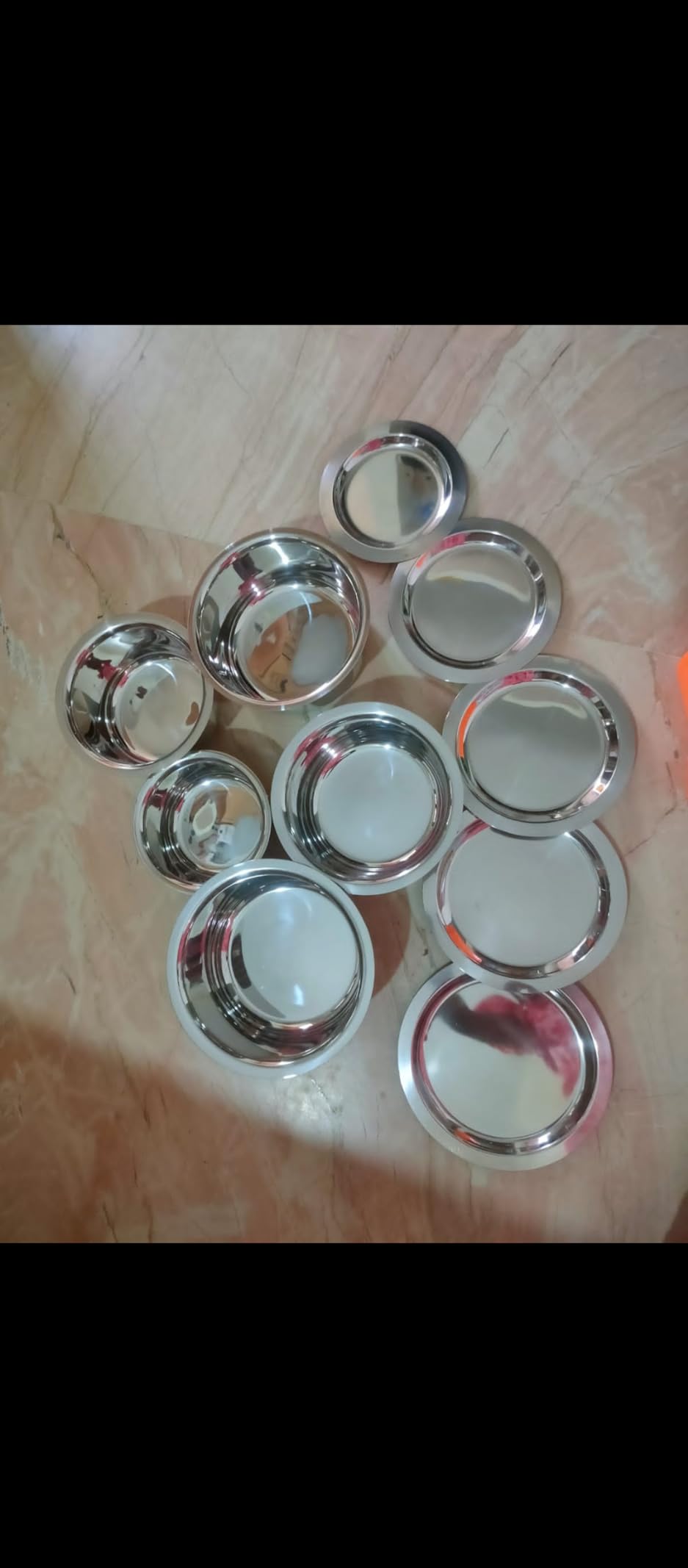 Buy Cello Stainless Steel Tope with Lid, Induction Bottom, Set of 5 (1 ...
